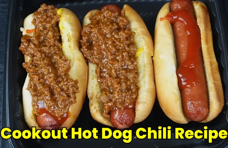 Cookout Hot Dog Chili Recipe